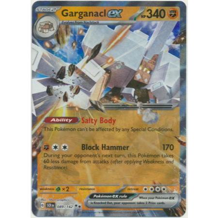 Garganacl ex / 089/142 / Ultra / Scarlet & Violet Stellar Crown Pokemon ...