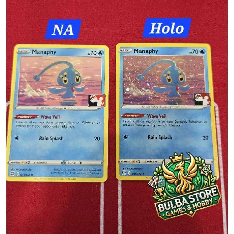 Manaphy 041/172 Prize Pack (NA / Holo) Pokemon TCG Card Game | Shopee Philippines