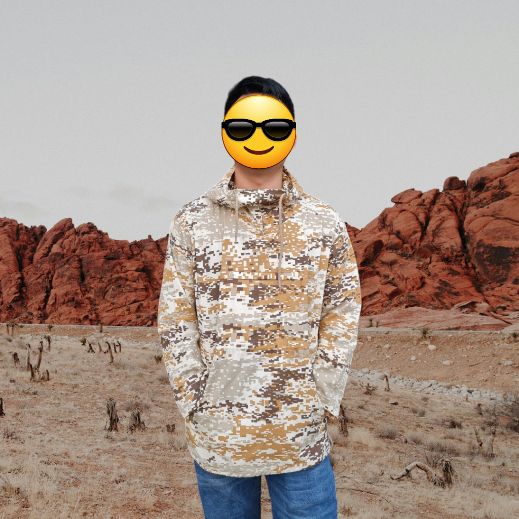 Outdoor Hoodies Desert Digital Camo Tactical Zip Pocket Cotton ...