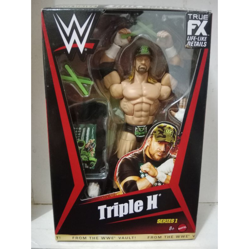 Mattel WWE Elite Vault Triple H DX Wrestling Action Figure | Shopee ...