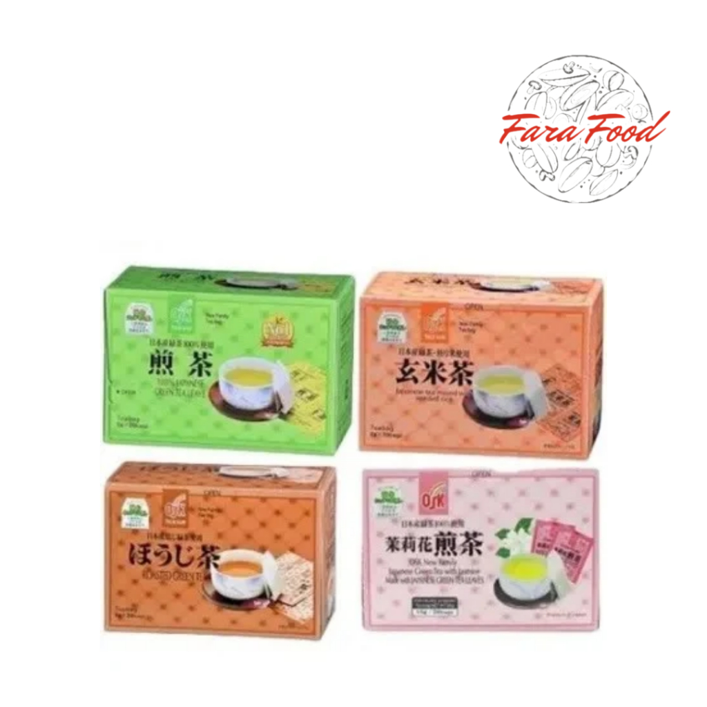 Green Tea Teh Hijau Jasmine OSK Japanese Tea Leaves Roasted 20's Teabags | Shopee Philippines