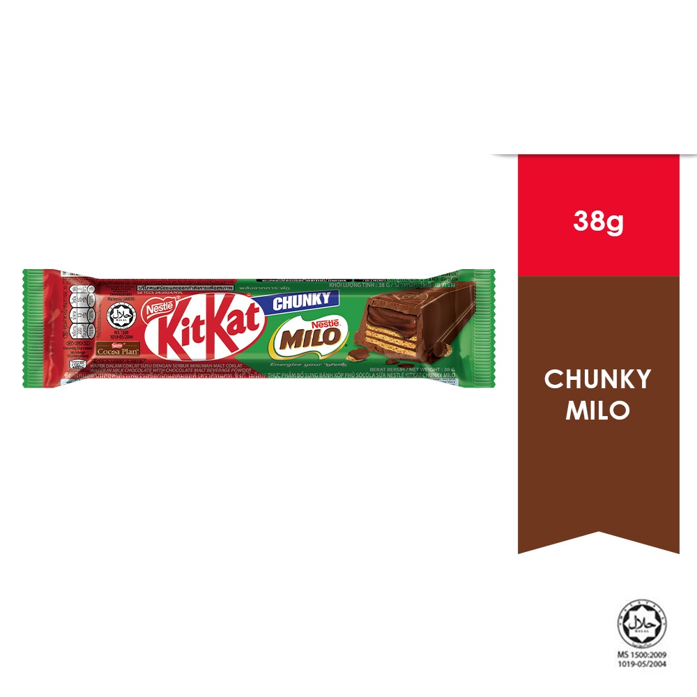 NESTLÉ KitKat MILO Chunky Chocolate Bar 38g | Shopee Philippines