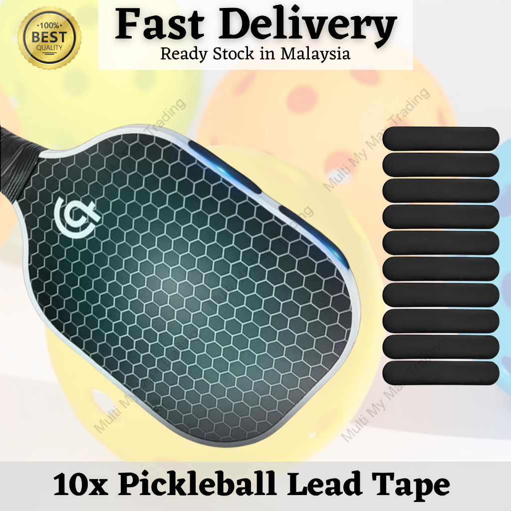 10Pcs Weighted Pickleball Lead Tape Weighted Flexible Adhesive Strips ...