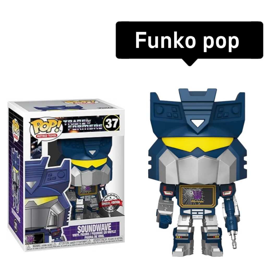 Funko Pop! Retro Toys Trans Formers 37 Soundwave Special Edition ...