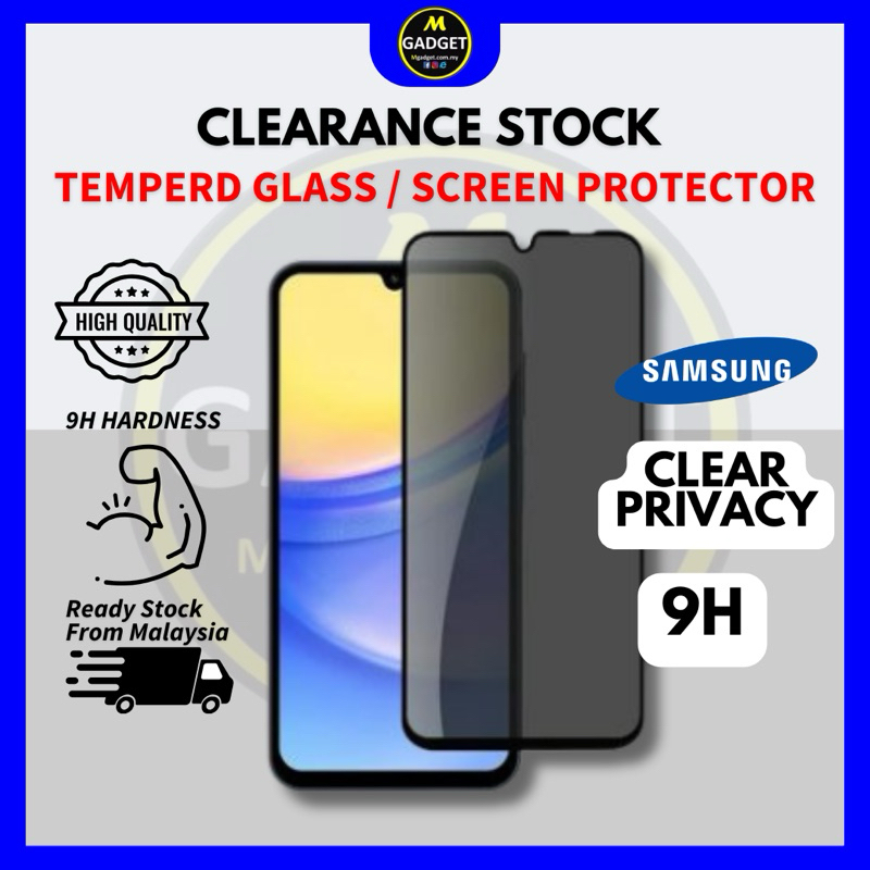 SCREEN PROTECTOR / TEMPERD GLASS / TINTED PHONE [ PRIVACY / PRIVASI ...