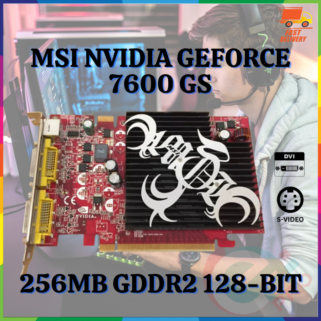 Msi NVIDIA GEFORCE 7600 GS | Shopee Philippines
