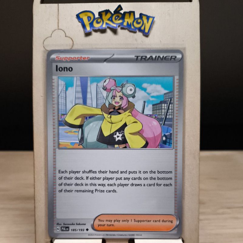 Iono PAL 185/193 Pokemon PTCG Trainer Supporter Card | Shopee Philippines