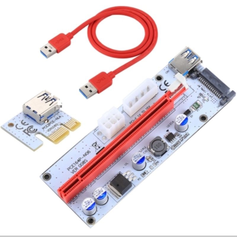 PCE164P-N06 VER008S USB 3.0 PCI-E Express 1x to 16x PCI-E Extender ...