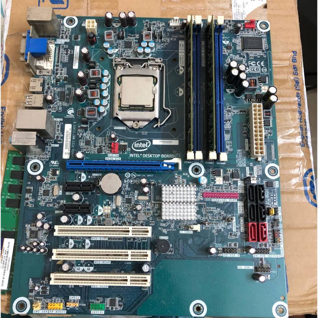 USED Intel motherboard + CPU + 2 RAM | Shopee Philippines