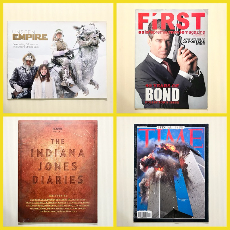 Magazine Insert Bonus Supplement Issues (Star Wars, James Bond, Indiana ...