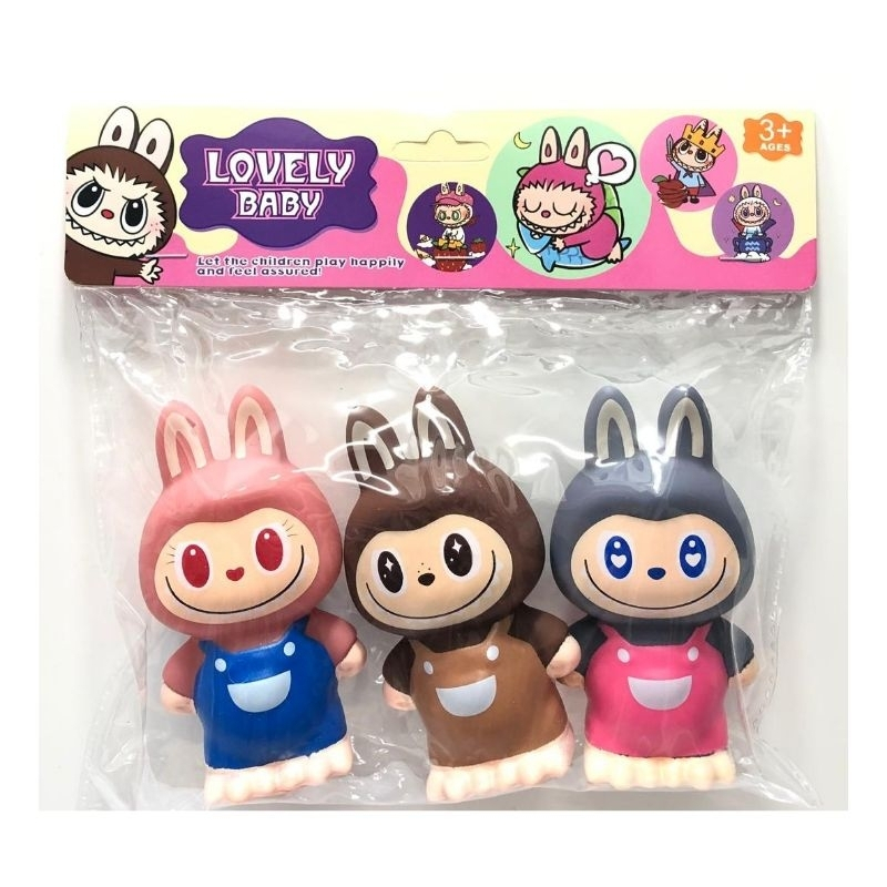 Labubu Cartoon Toys Squishy Pipi Sound Best Toys For Kids 568B-1 ...
