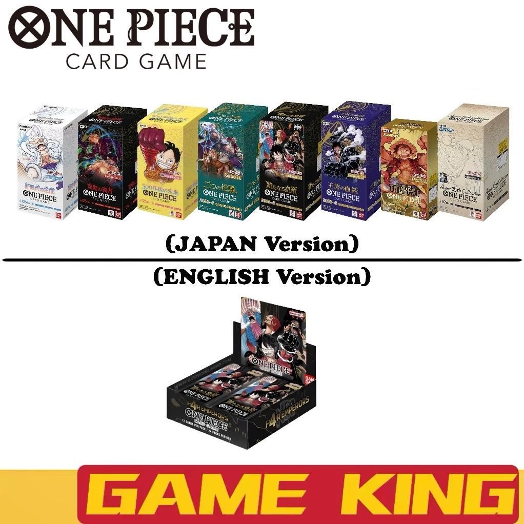 One Piece TCG Booster Box PRB01 / EB01 / EB02 / OP02 / OP03 / OP04 ...