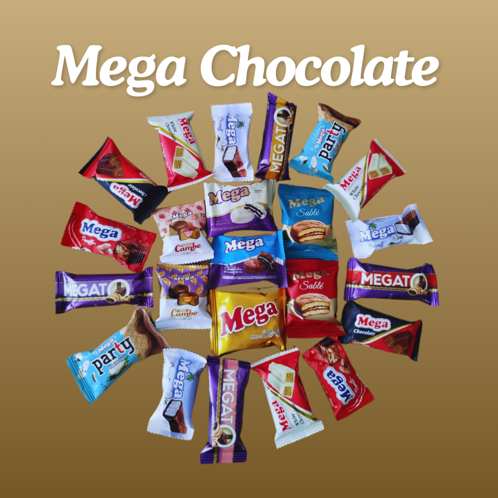 Mega Chocolate Raya / Mix Chocolate / Coconut / Peanut / White ...