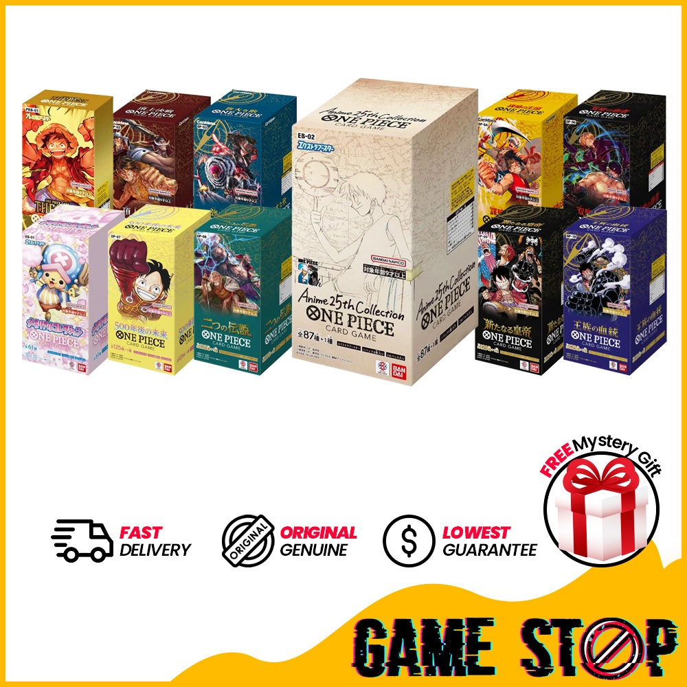 One Piece TCG: Booster Box EB01 / EB02 Anime 25th Collection / PRB01 ...