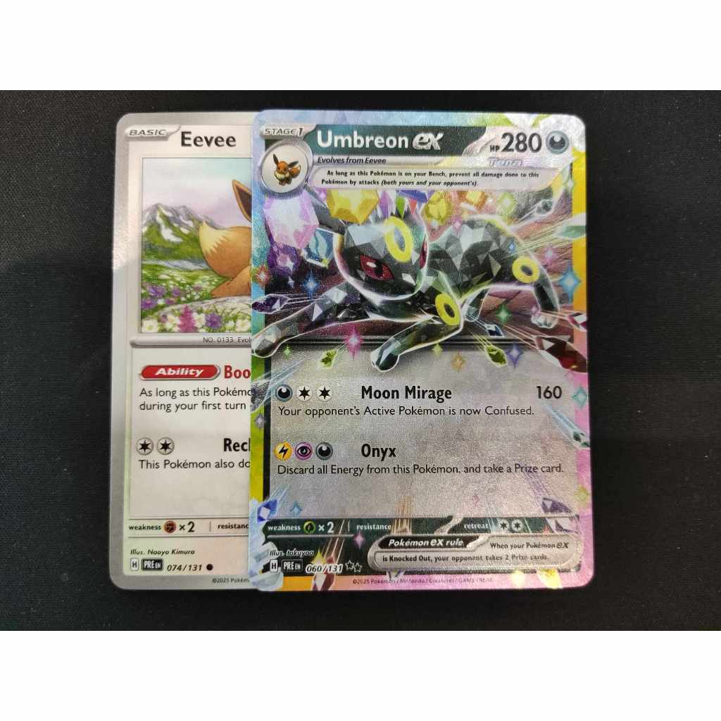 Pokemon TCG - Umbreon EX Tera [060/131] [Set come with Basic] | Shopee ...