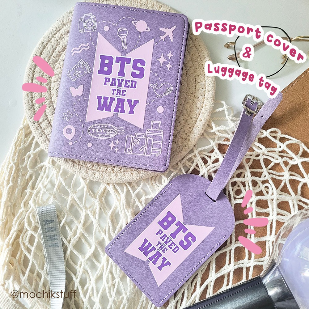 BTS "Paved the Way" Passport cover & Luggage tag by mochikstuff ...