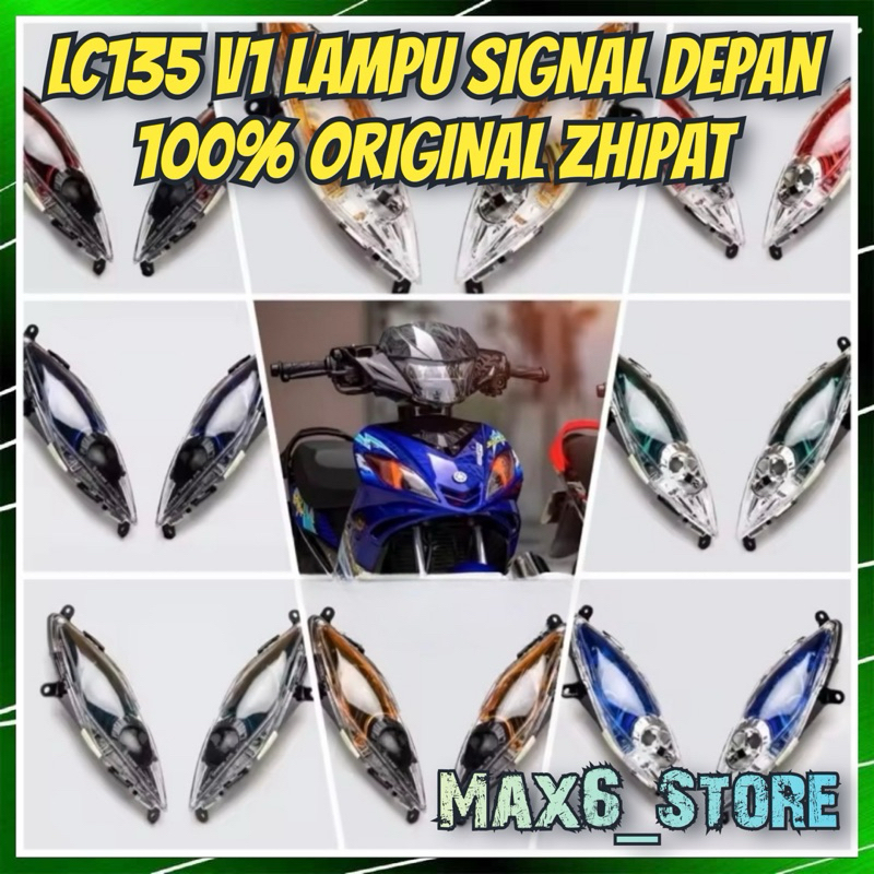 LC135 V1 ZHIPAT LAMPU SIGNAL DEPAN ZHI PAT WITH SIGNAL SOCKET MADE IN ...
