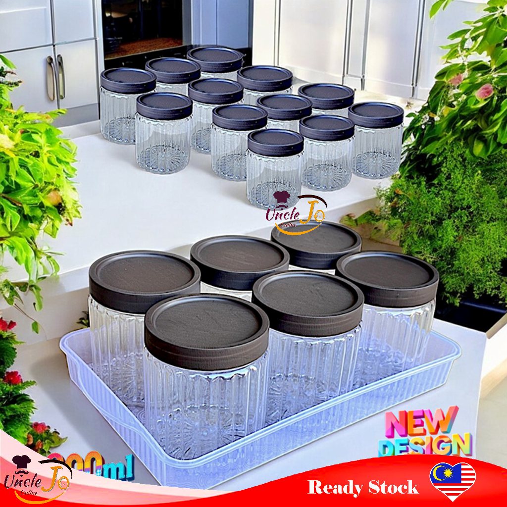 6pcs Set Bekas Kuih Raya Set 800ml/Cookies Container Set /Bekas Kuih ...