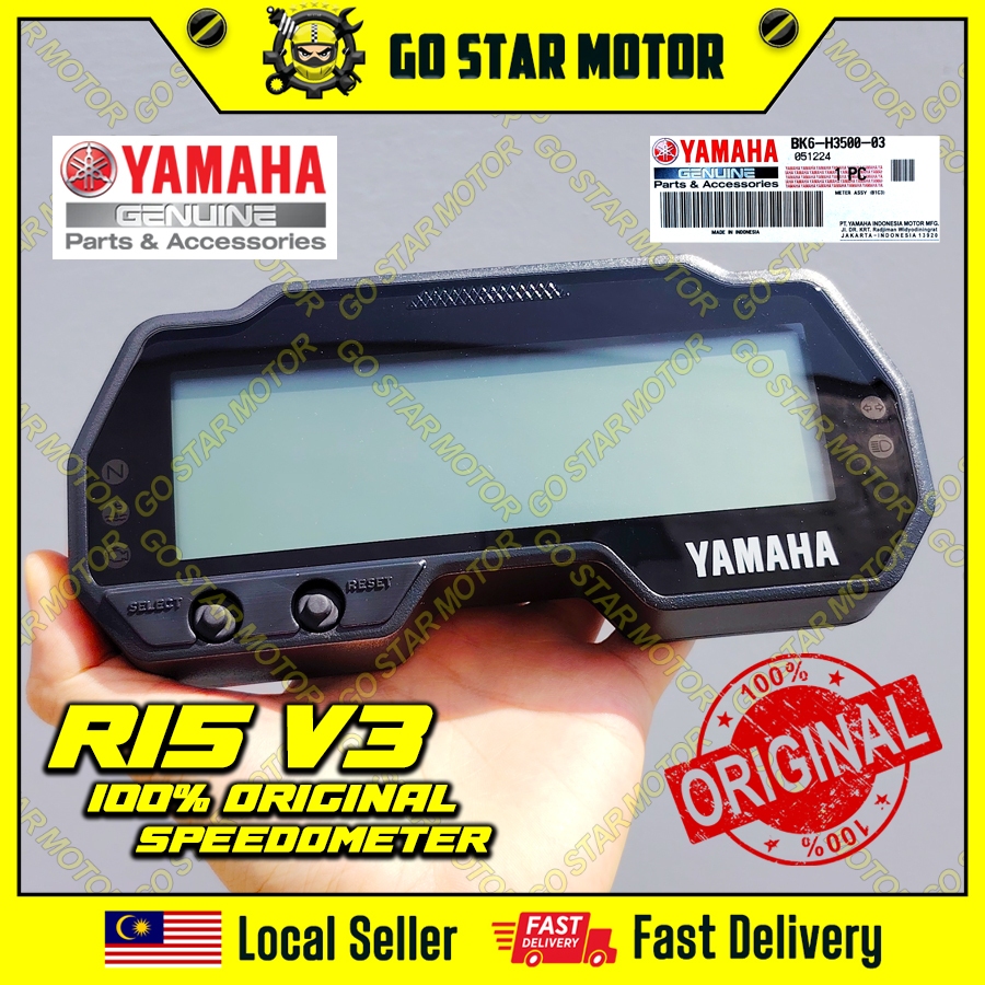 YAMAHA R15 YZF-R15 V3 Meter Speedometer Speedo Meter Assy - BK6-H3500 ...
