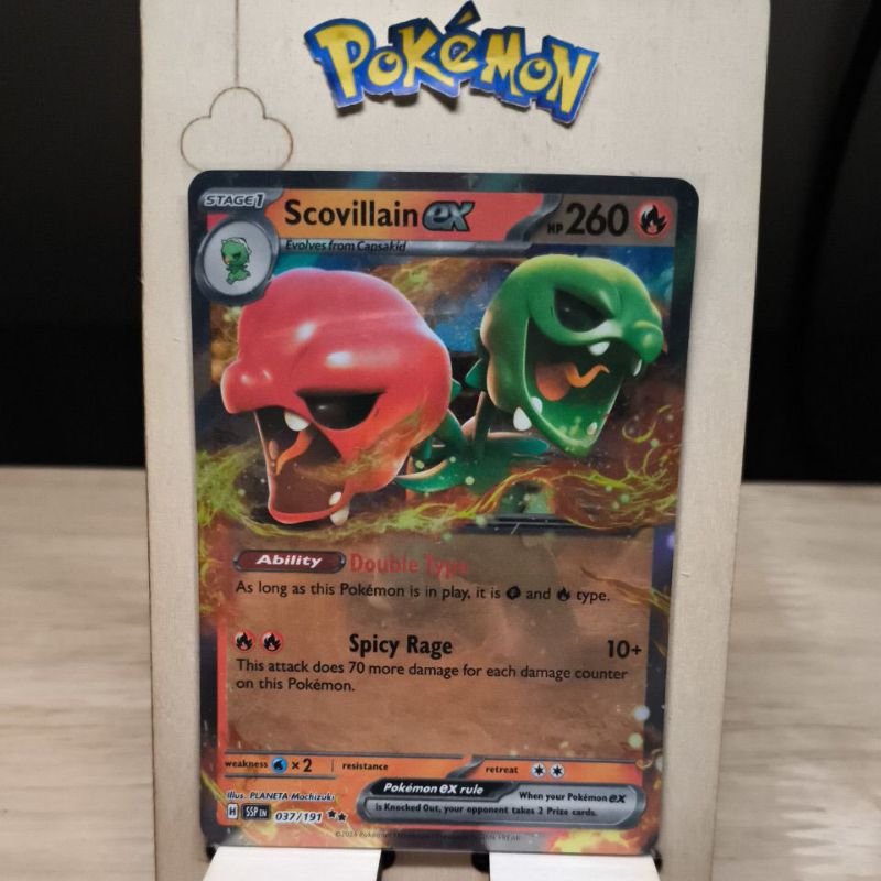 Scovillain EX SSP 037/191 Pokemon PTCG SV8 Surging Sparks UR | Shopee Philippines