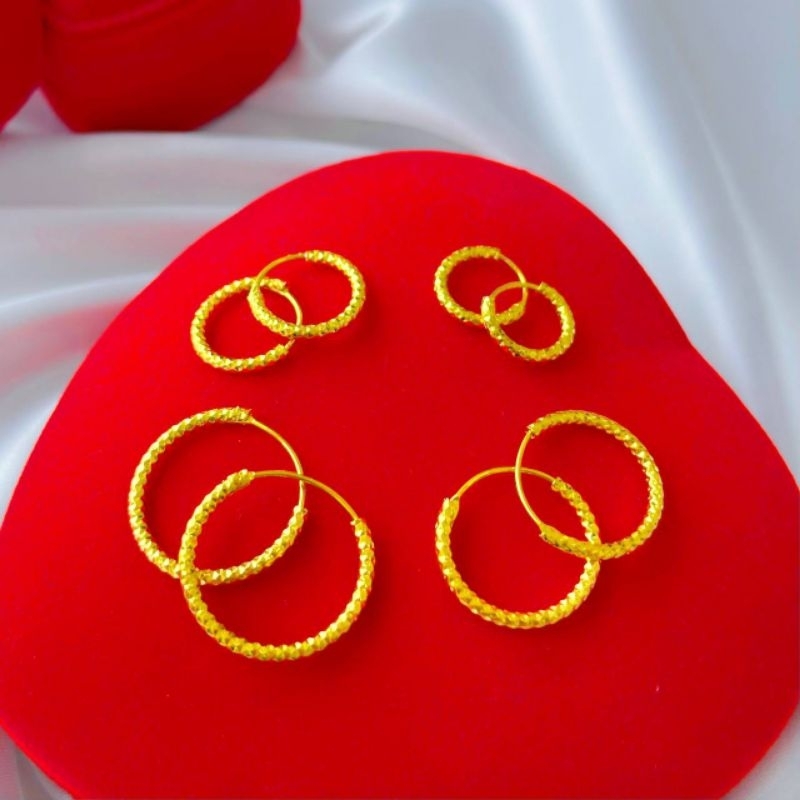 Gold BANGKOK SUBANG RING | Shopee Philippines