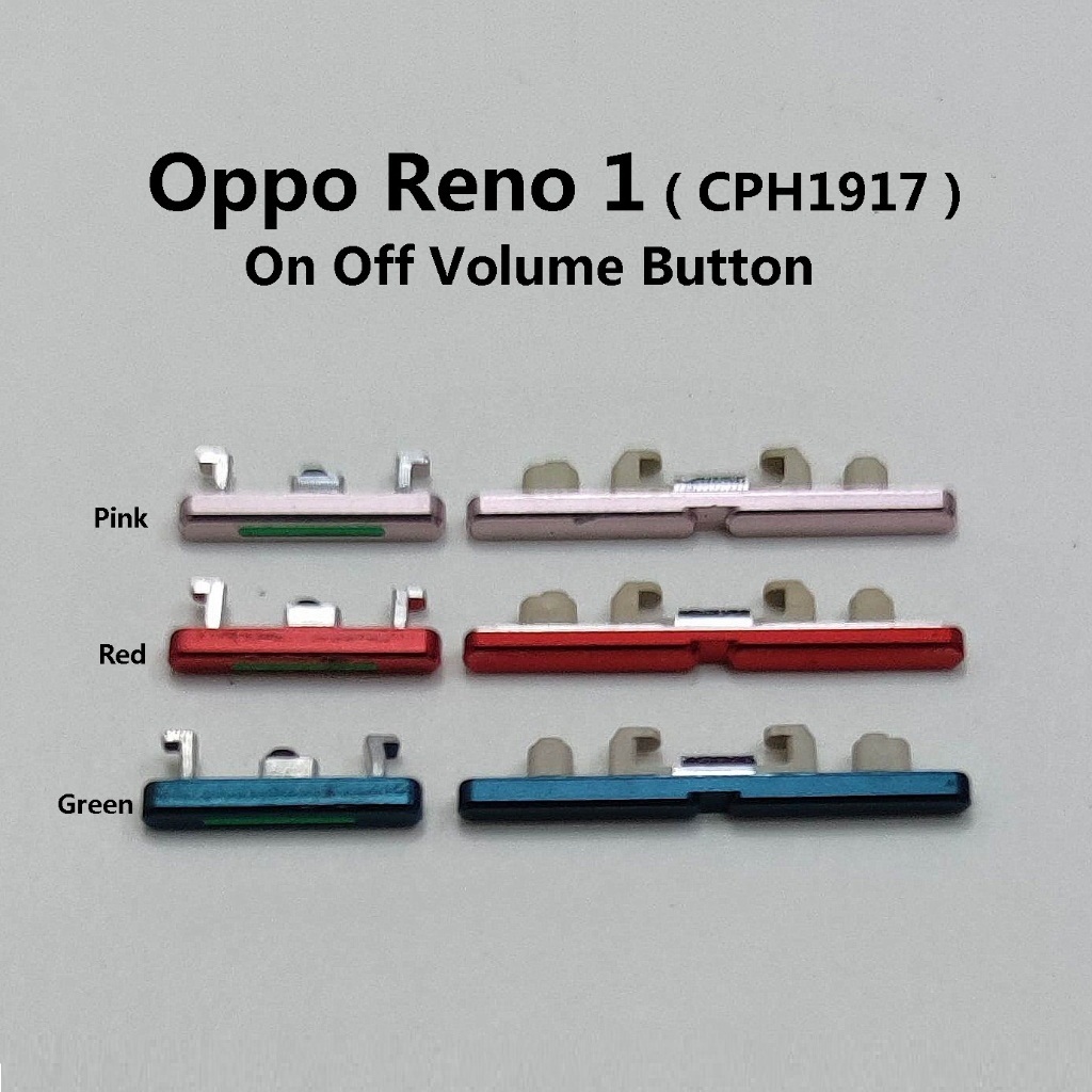 Oppo Reno 1 ( CPH1917 ) Side Power On Off Volume Up Down Button Switch Key OnOff Button For ...