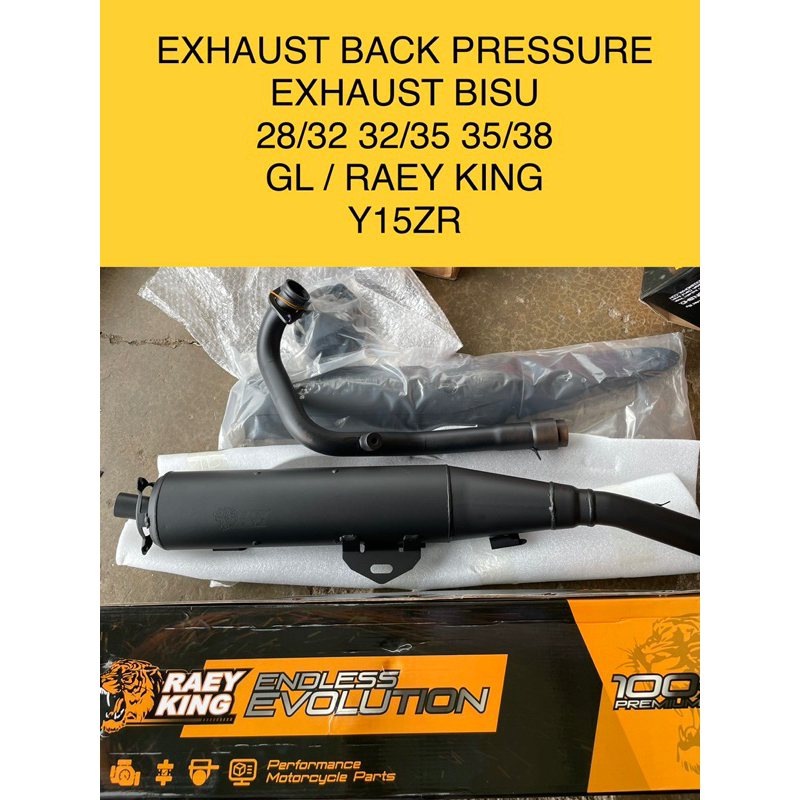 Y15ZR EXHAUST BACK PRESSURE GL RACING RAEY KING 28/32 32/35 35/38 EKZOS ...