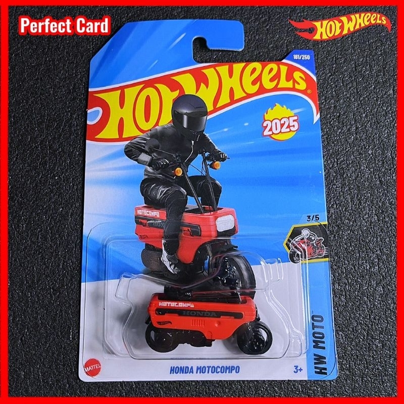 Hotwheels Honda Motocompo 2025 First Edition Hot wheels Honda Motor Red ...