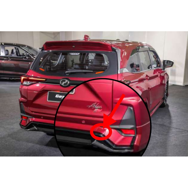 PERODUA ALZA D27A 2022 REAR TOWING COVER CAP BUMPER COVER 52163-BZ090 ...