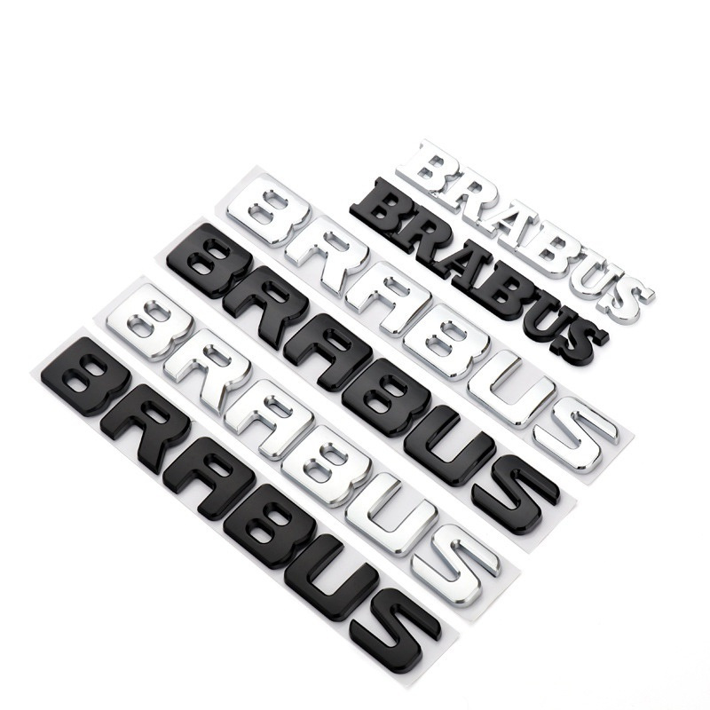 Pelekat Hiasan Logo Belakang Mercedes-Benz BRABUS Modified Car Logo ...