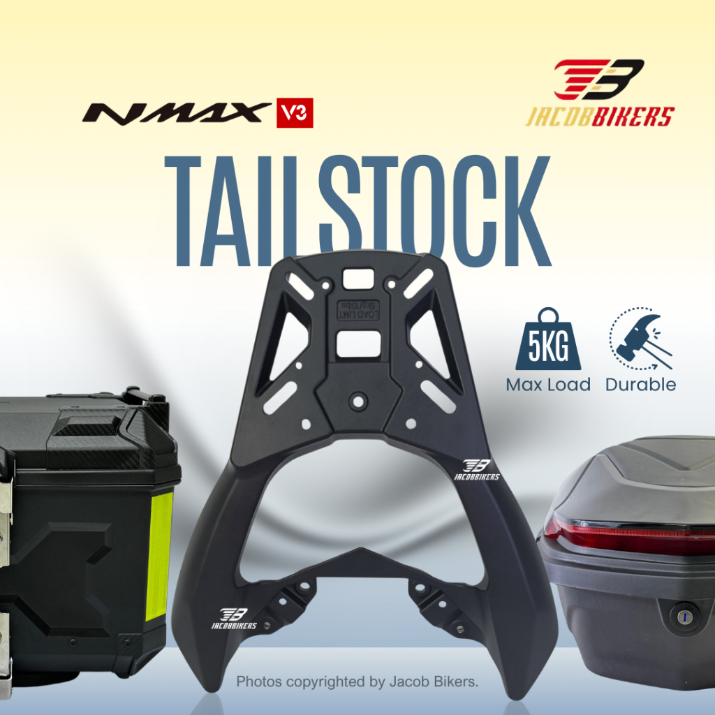 Yamaha NMAX 155 V3 2025 Tailstock Top Box Rear Rack Monorack Carrier ...