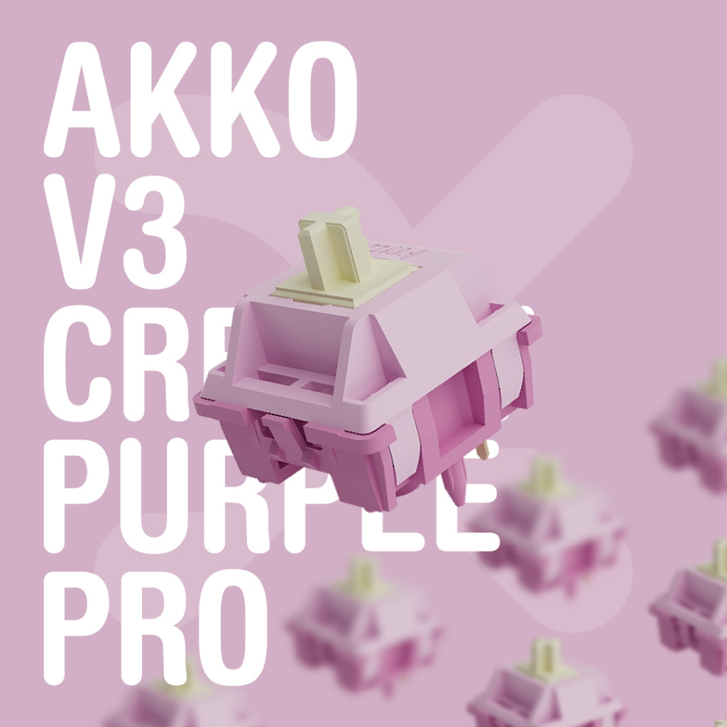 [TACTILE] Akko V3 Creamy Purple Pro 30gf Tactile Factory Lubed ...