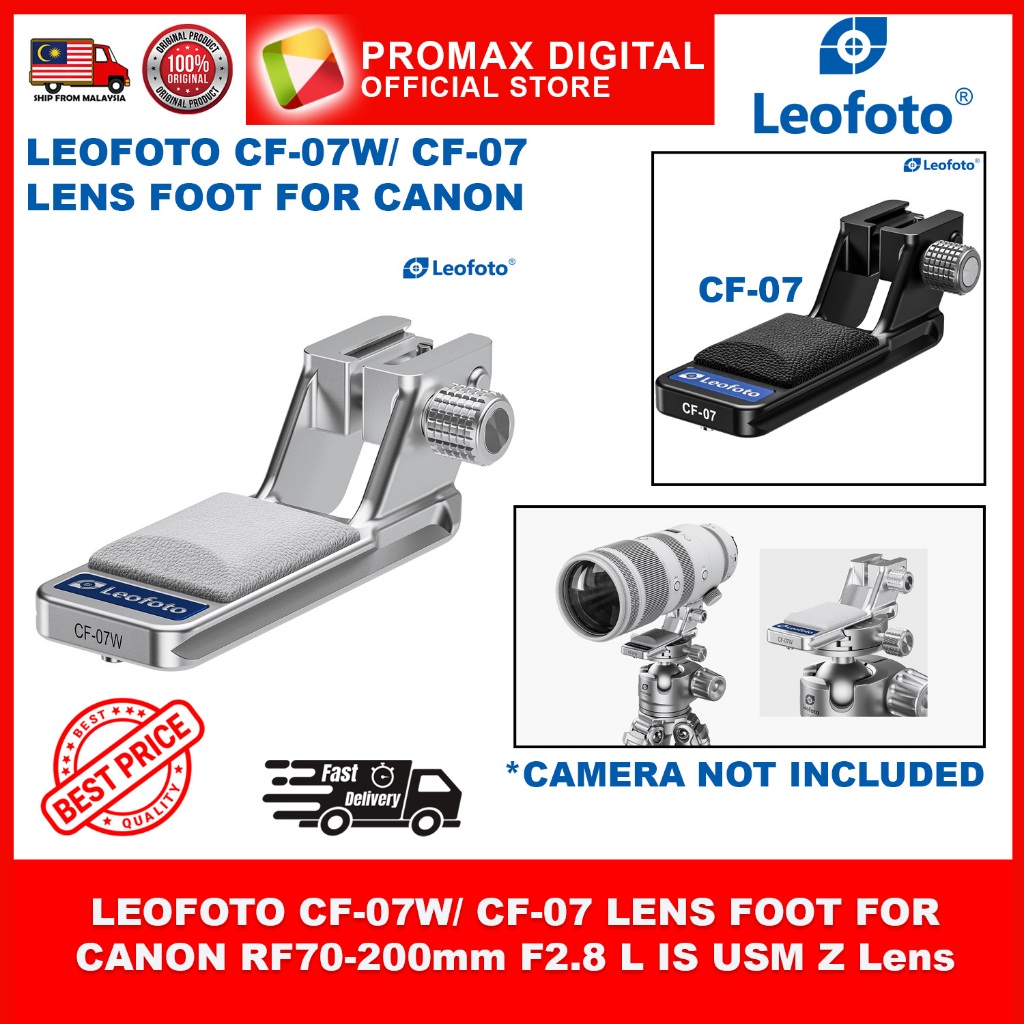 LEOFOTO CF-07W/ CF-07 LENS FEET FOR Canon RF70-200mm F2.8 L IS USM Z ...