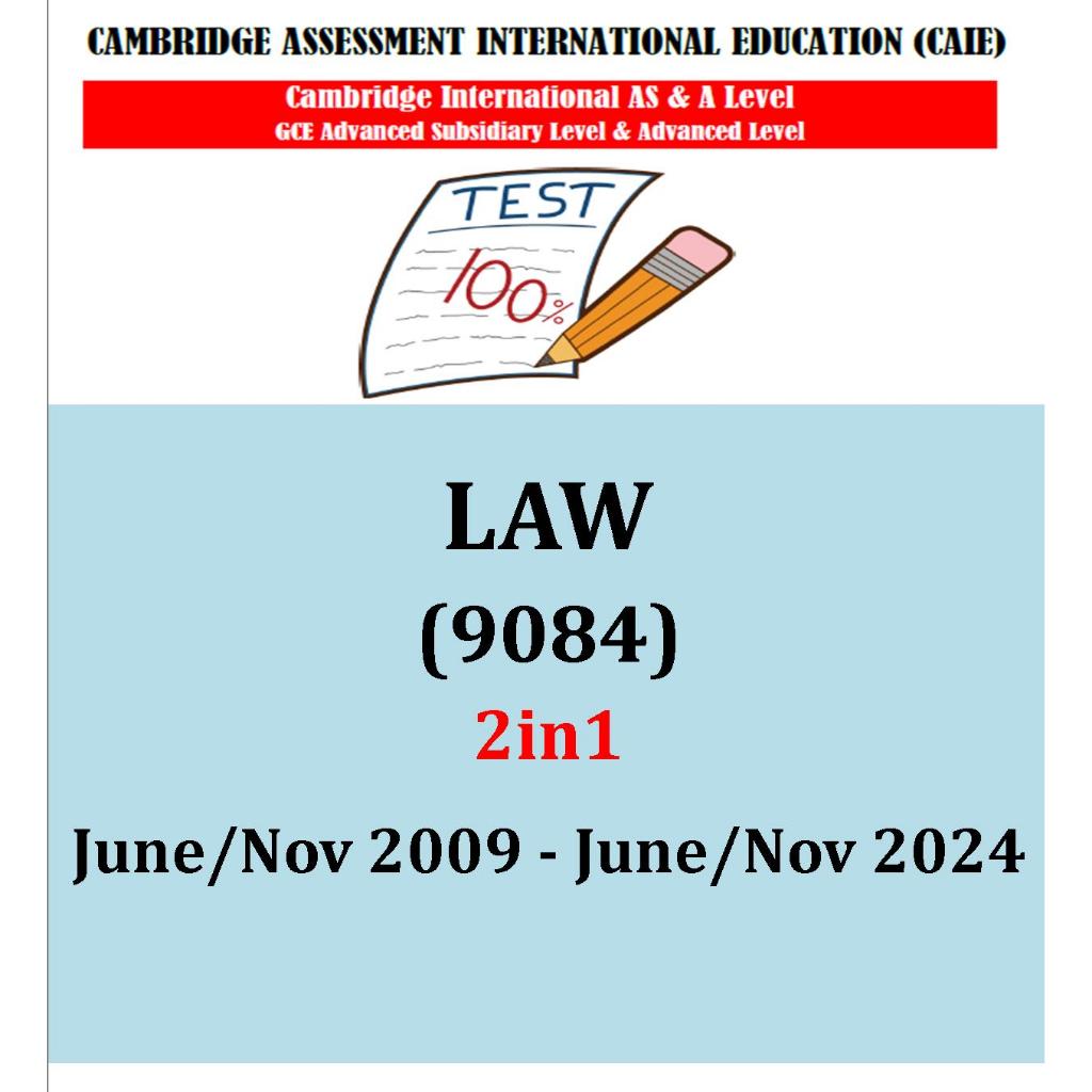 A Level Law 9084 Past Papers 1,2,3,4 (2in1 Version) | Shopee Philippines