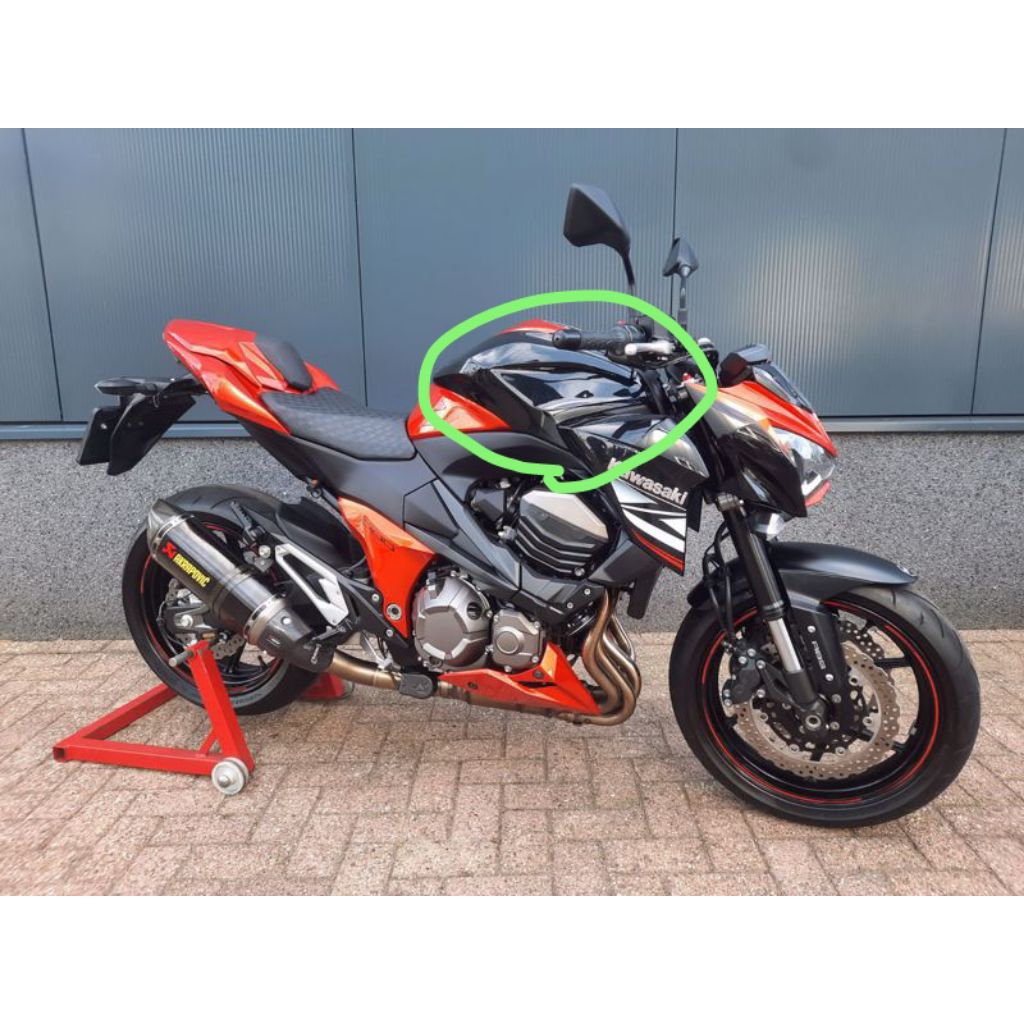 Kawasaki Z800 tank cover RH side / cover tank kanan Kawasaki part ...
