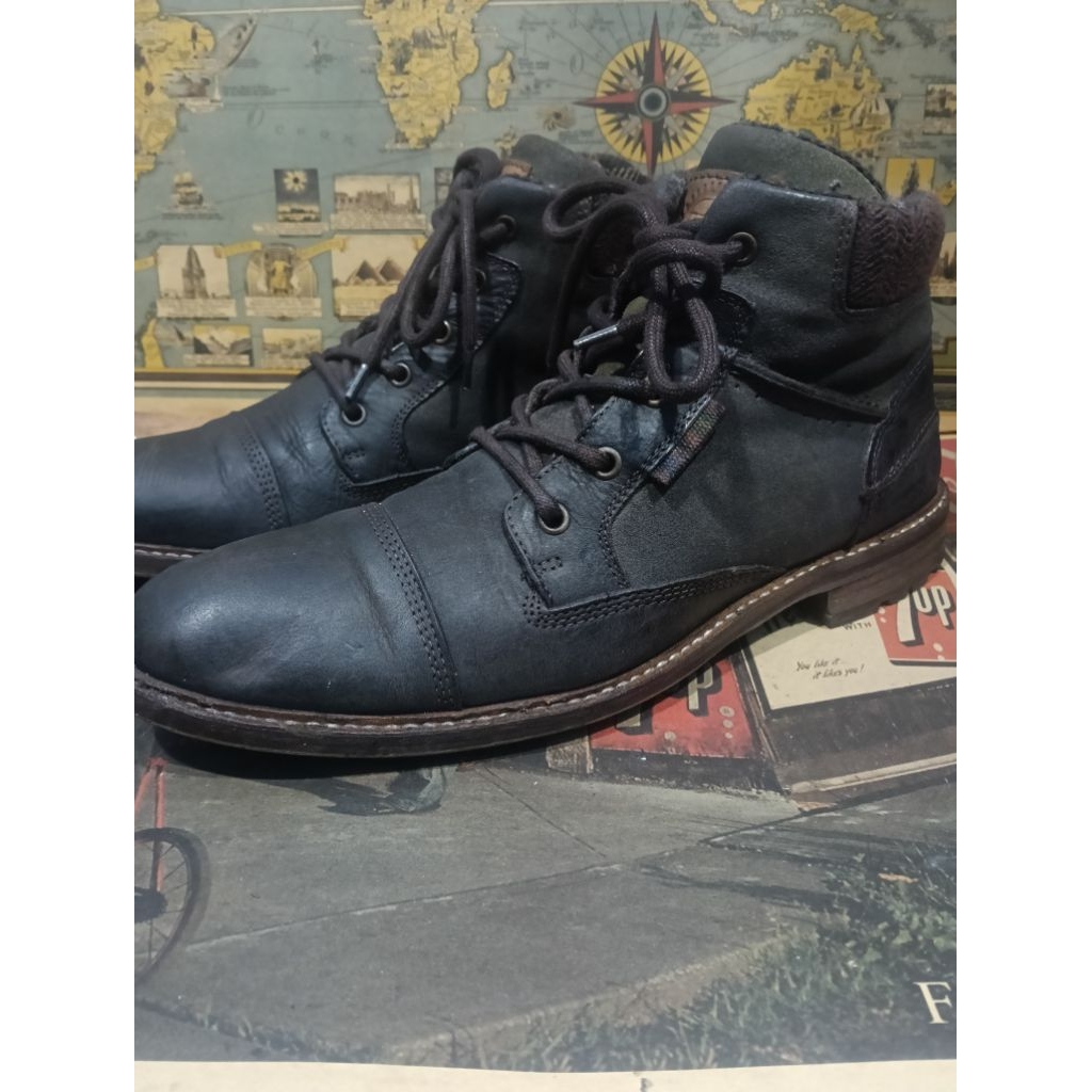 BUNDLE L/LEATHER BOOTS | Shopee Philippines