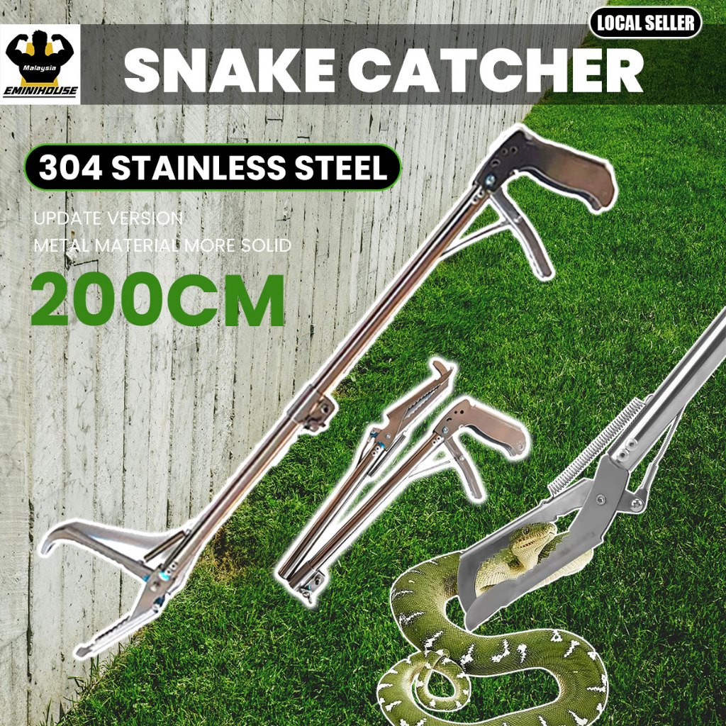 2Meter Snake Catcher Snake Grabber Snake Tong Foldable Snake Clamps ...
