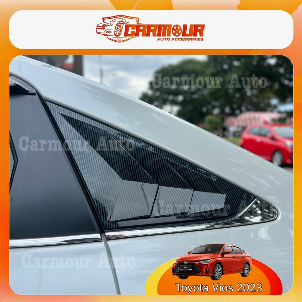 Toyota Vios 2023-2025 NGC102 Rear Window Cover Side Louver Cover ...