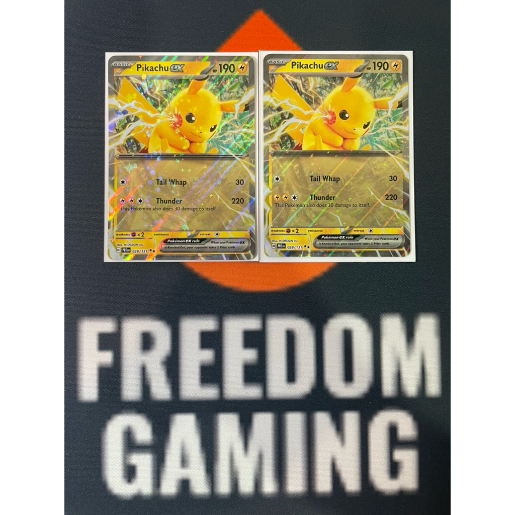 Pokemon TCG Prismatic Evolutions - Pikachu ex (Near Mint) | Shopee ...
