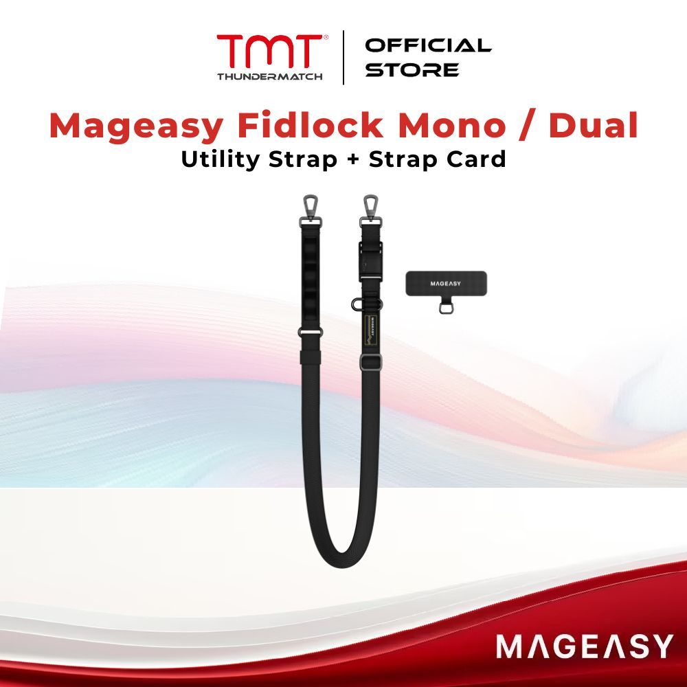 Mageasy 20mm Phone (Fidlock) Mono / Dual Utility Strap + Strap Card ...
