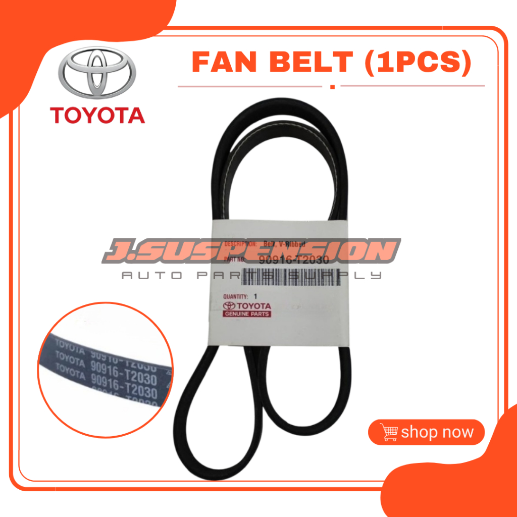 Toyota Fan Belt (90916-T2030 / 99364-3124) 4PK1240 - Toyota Vios NCP150 ...