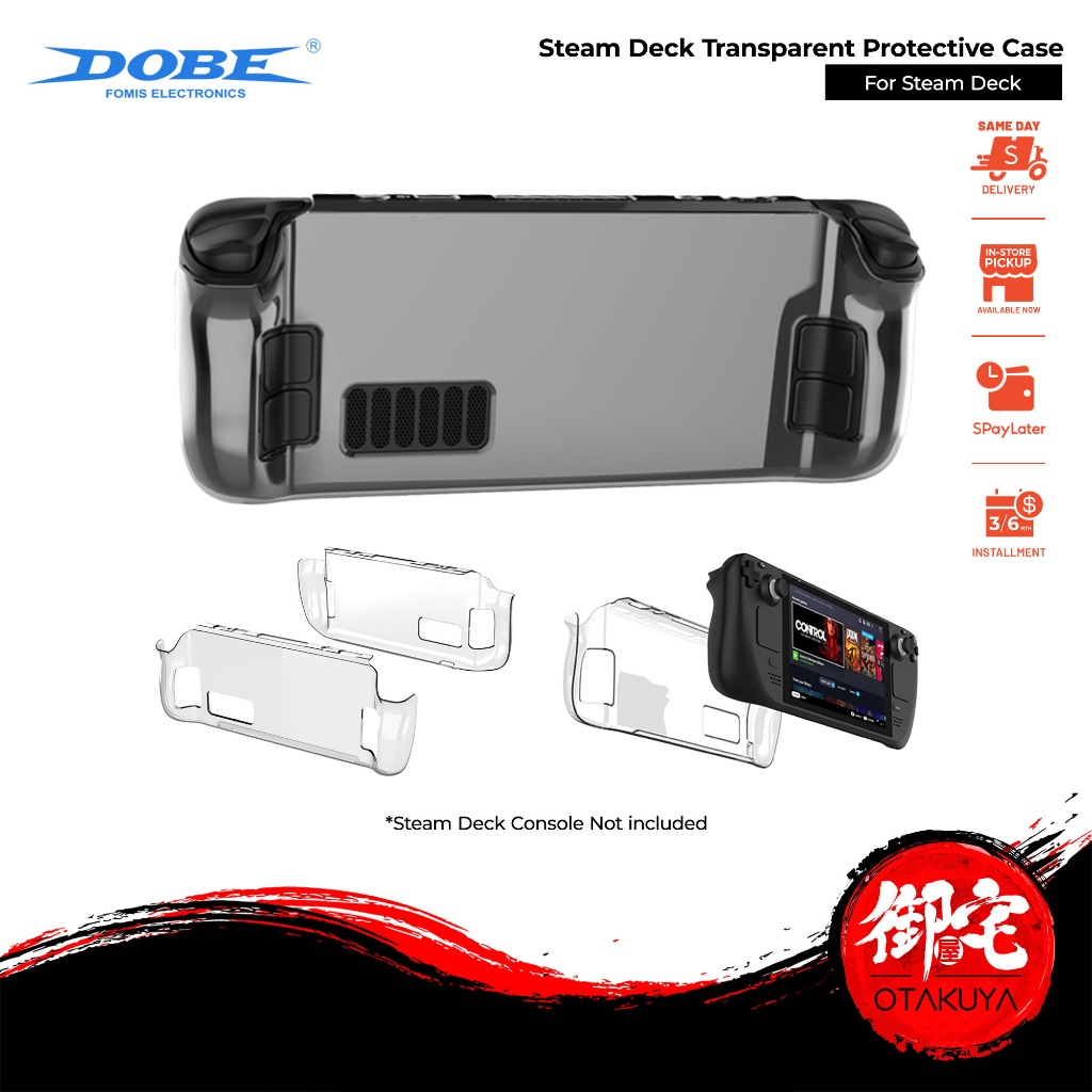 DOBE Steam Deck Transparent Crystal Protective Case | Shopee Philippines