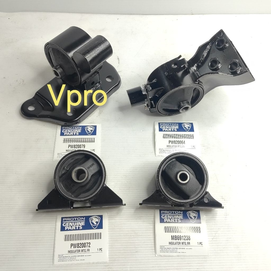 (4PCS) PROTON WAJA GEN2 CAMPRO PERSONA ENGINE MOUNTING SET | Shopee Philippines