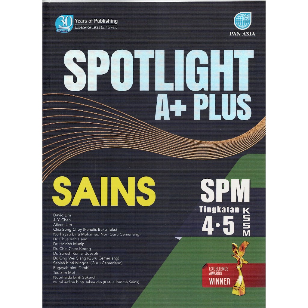 REFERENCE BOOK ( 2025 ) : SPOTLIGHT A+ PLUS SCIENCE SPM LEVEL 4&5 KSSM ...