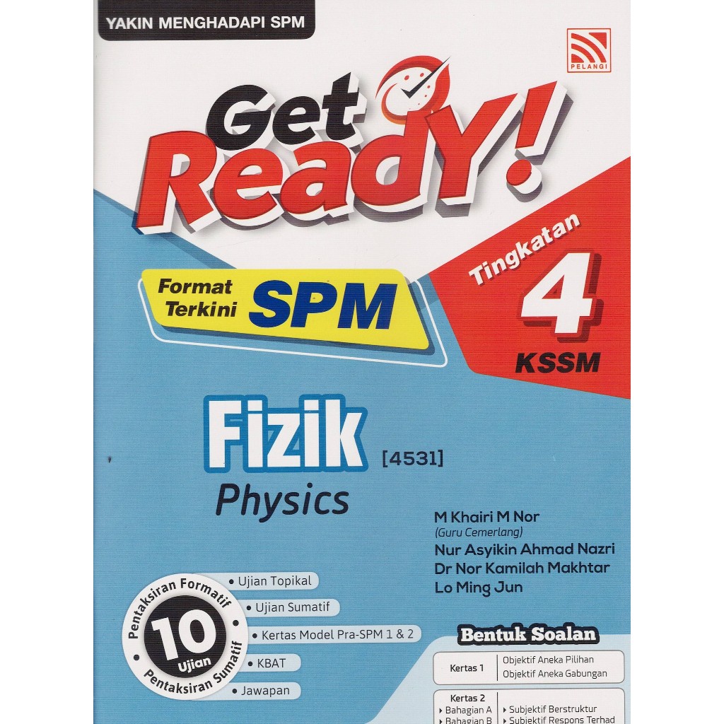 PRACTICE BOOK (2025): GET FORMAT SPM PHYSICS & PHYSICS LEVEL 4 KSSM ...