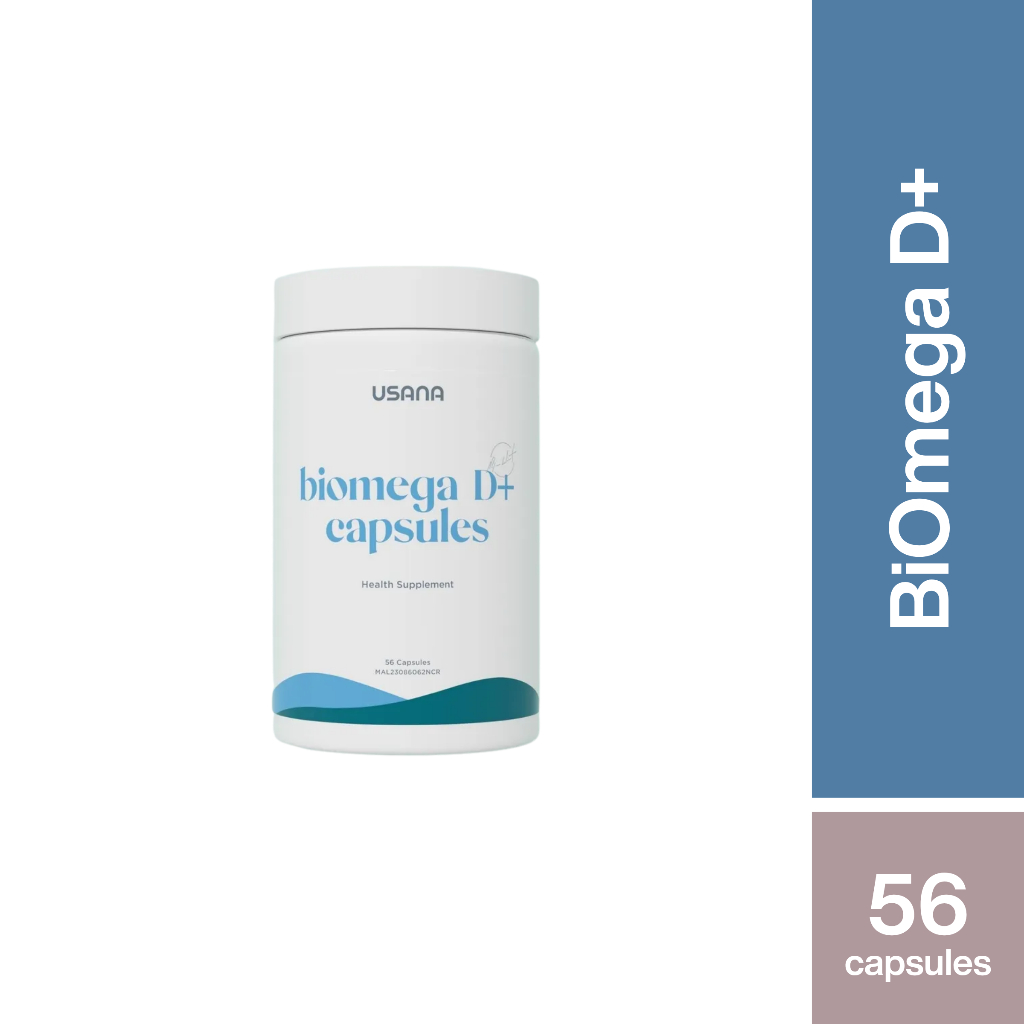 USANA BiOmega D+ Omega-3 Fish Oil + Vitamin D EPA DHA Heart, Brain ...