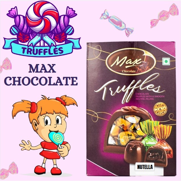 Max Truffles Chocolate with Nutella & Hazelnut Cream by Max Chocolate ...
