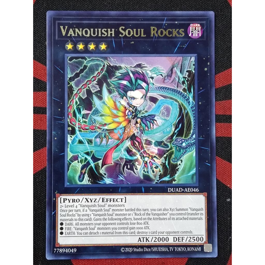 YUGIOH KONAMI DUAD-AE046 DUAD-JP046 Vanquish Soul Rocks (R) | Shopee ...