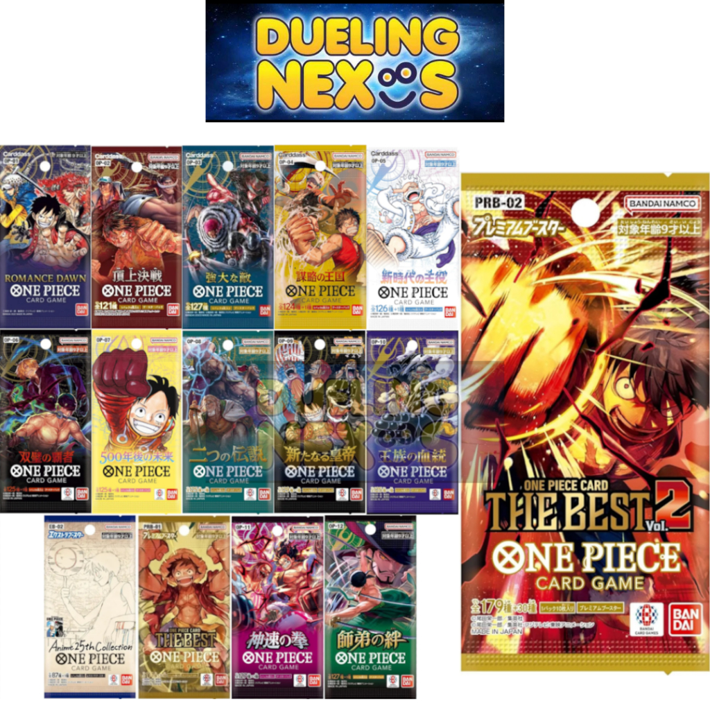 One Piece Card Game TCG - Booster Pack / OP01 02 03 04 05 06 07 08 09 ...