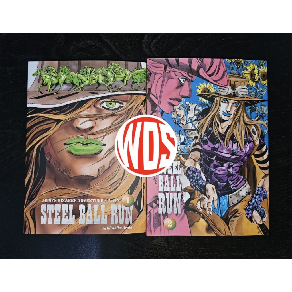 Manga : Jojo's Bizarre Adventure Part 7 - Steel Ball Run volume 1-2 (English Version) | Shopee ...